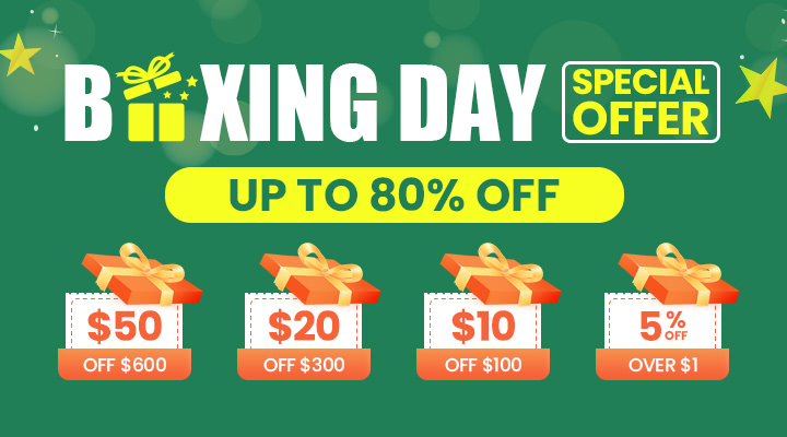 Boxing Day Special Offer, Up to 80% OFF! - Geekbuying.com