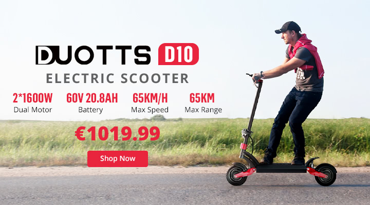 DUOTTS D10 Electric Scooter, Deal Price €1019.99! - Geekbuying.com