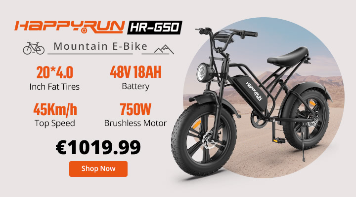 HAPPYRUN HR-G50 Mountain Ebike，€1019.99 - Geekbuying.com